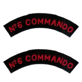 6 Commando Shoulder flashes - Epic Militaria