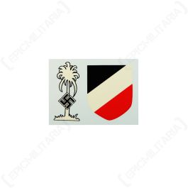 WW2 German Helmet Decals - Afrikakorps - Epic Militaria