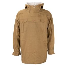 Tan/White Canvas Mountain Anorak - Epic Militaria