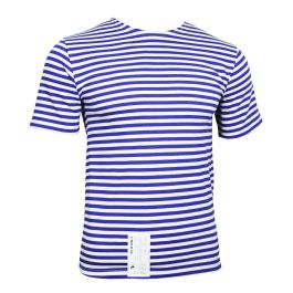 Light Blue Striped Telnyashka T-Shirt - Breton/Sailors Top - Epic Militaria