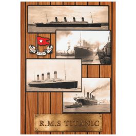 R.M.S. Titanic Photo Collage Poster - Epic Militaria