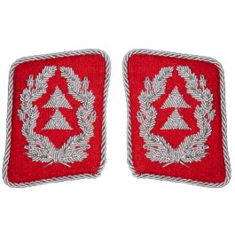 WW2 German Judicial Senior Lieutenant/Oberstleutnant Collar Tabs ...