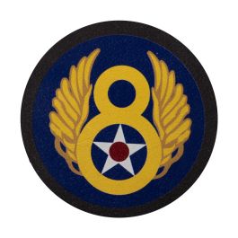 WW2 US 8th Air Force Mighty Eighth Leather Patch - Epic Militaria - Epic Militaria