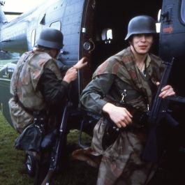 German Border Police Poncho - Tan & Water Swamp Camo - Epic Militaria