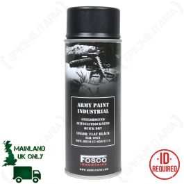 Army Spray Paint - Black - Epic Militaria