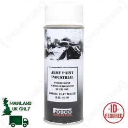 Army Spray Paint - White - Epic Militaria