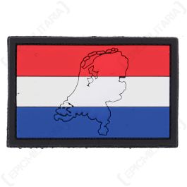 PVC Netherlands Flag Patch - Epic Militaria