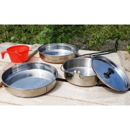 1 Person Stainless Steel Cooking Set - Epic Militaria
