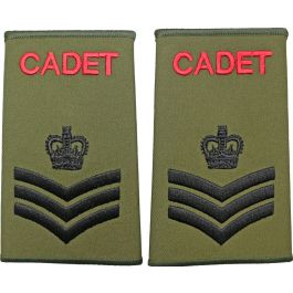 British Army Cadet Rank Slides - SSGT - Epic Militaria
