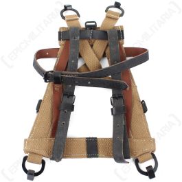 WW2 German A-Frame with Leather Straps - Epic Militaria