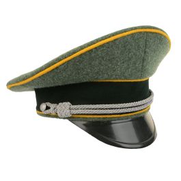 Buy German Army Officer Visor Cap without Insignia - Field Grey ...
