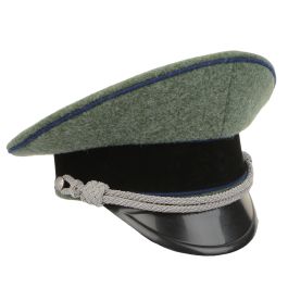 Buy German Waffen SS Officer Visor Cap without Insignia - Field Grey ...