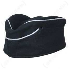 WW2 German Panzer Black Officers M34 Overseas Side Cap - Epic Militaria