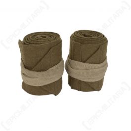 WW2 British Army Puttees - WW1 rough wool accurate - Epic Militaria