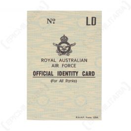 WW2 Australian Air Force ID Card - Epic Militaria