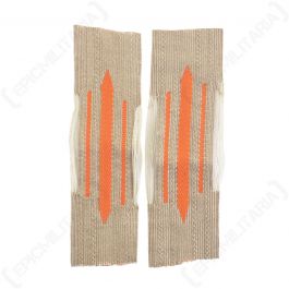 Bevo Litzen Collar Tabs - Fieldgendarmerie - Epic Militaria