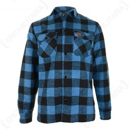 Lumberjack Flannel Shirt - Blue - Epic Militaria