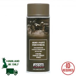 Army Spray Paint - WW2 Indian Green - Epic Militaria