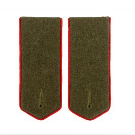 WW2 Russian Red Piped Shoulder Boards - Artillery - Epic Militaria