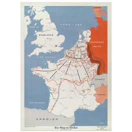 German War Map (1941) - German WW2 Poster - Epic Militaria