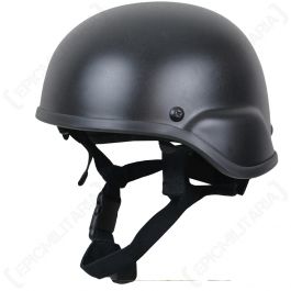 Black US MICH style helmet - Epic Militaria