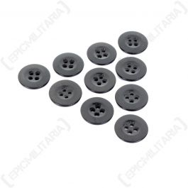Black Vintage Buttons - Type 4 - 1.7 cm - Epic Militaria
