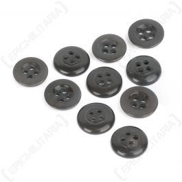 Dark Grey Vintage Buttons - 1.4 cm - Epic Militaria