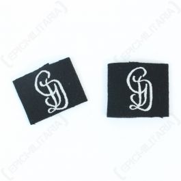GD Shoulder Board Slip-On Cyphers - Black - Epic Militaria