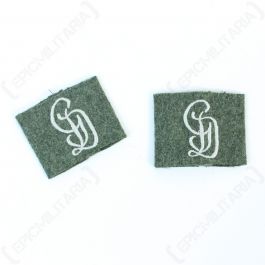 GD Shoulder Board Slip-On Cyphers - Field Grey - Epic Militaria