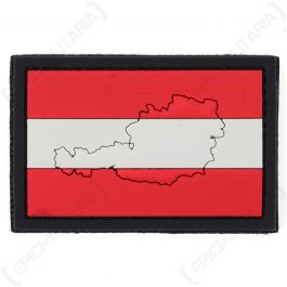 PVC Austria Flag Patch - Epic Militaria
