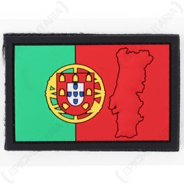 PVC Portugal Flag Patch - Epic Militaria