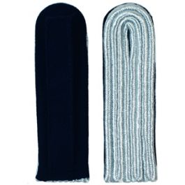 Luftwaffe Officer Epaulette (Navy Blue Piped) - Epic Militaria