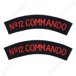 12 Commando Shoulder Titles - Epic Militaria