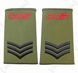 British Army Cadet Rank Slides - SGT - Epic Militaria