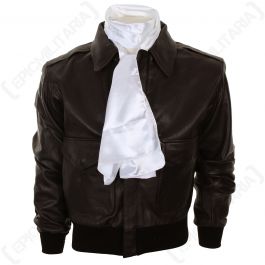 White Silk Pilots Flight Scarf - Epic Militaria