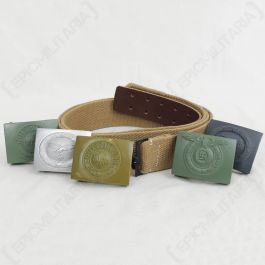 WW2 German DAK Webbing Belt and Buckle - Epic Militaria
