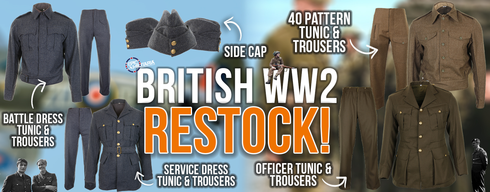 WW1 - WW2 - Military - Outdoor - Original - Surplus | Wordwide Shipping ...